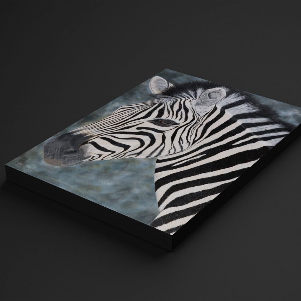 Zebra Portrait Painting “Safari Gaze” | Original Art By Nanda | 24×18 ...